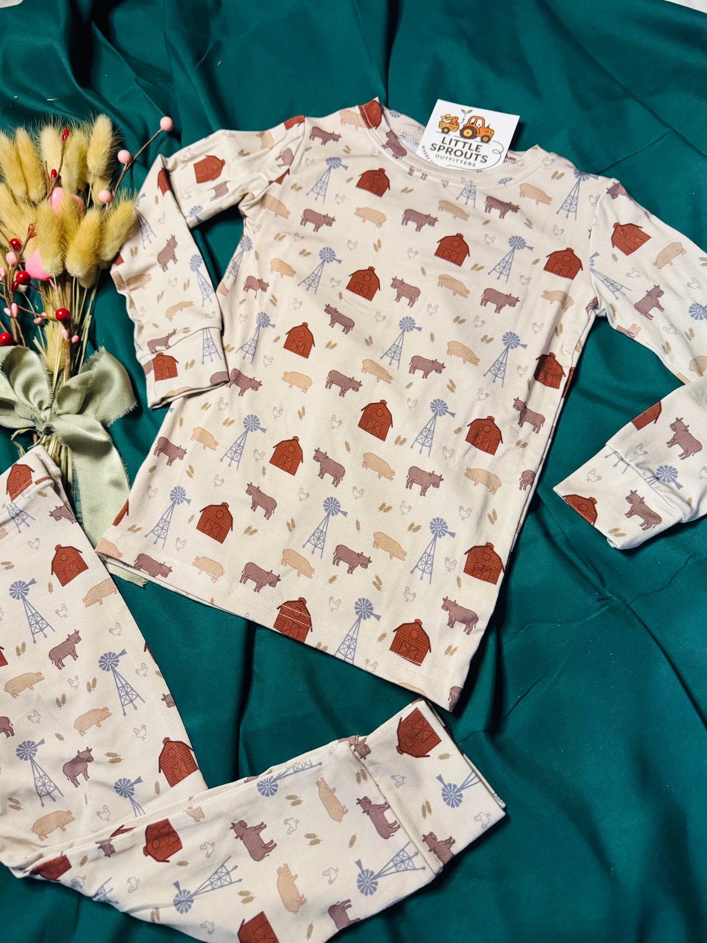 Homegrown Farm 2pc Pajama – Little Sprouts Outfitters